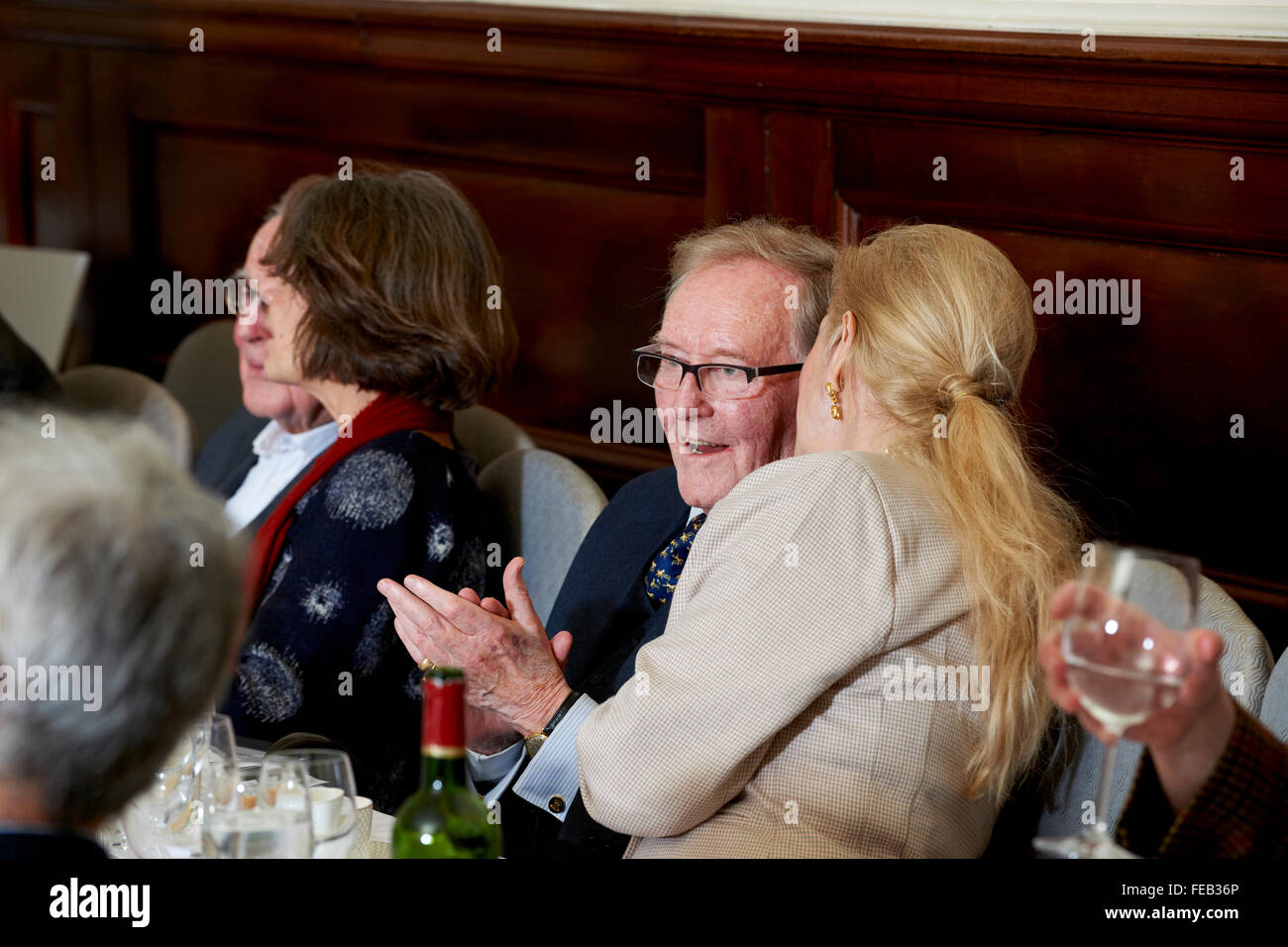Robert Hardy & Lady Colin Campbell, Oldie of the Year Awards 2016 Stock ...