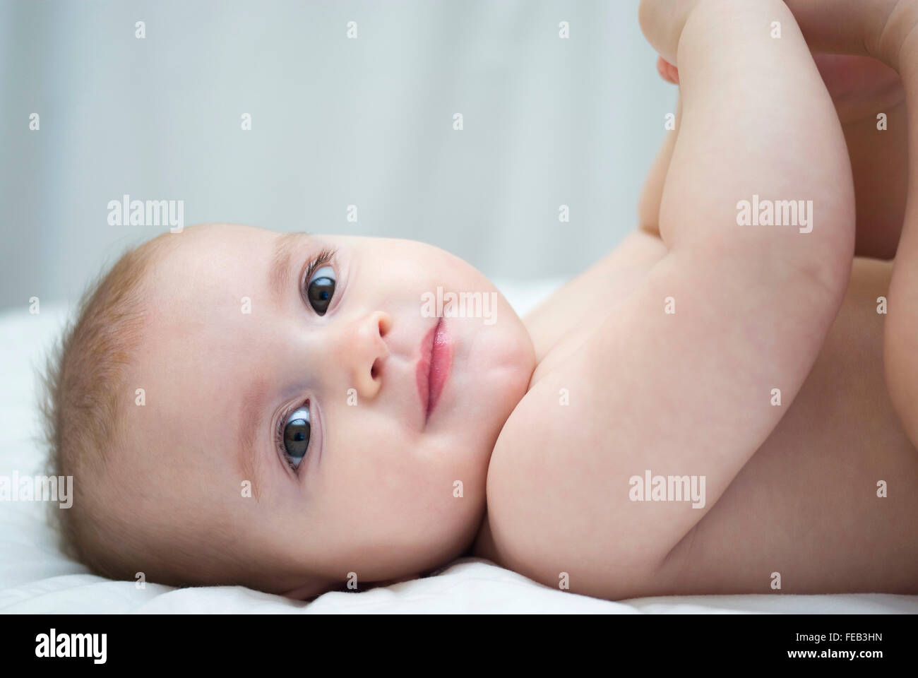 Close up of adorable baby girl Stock Photo - Alamy