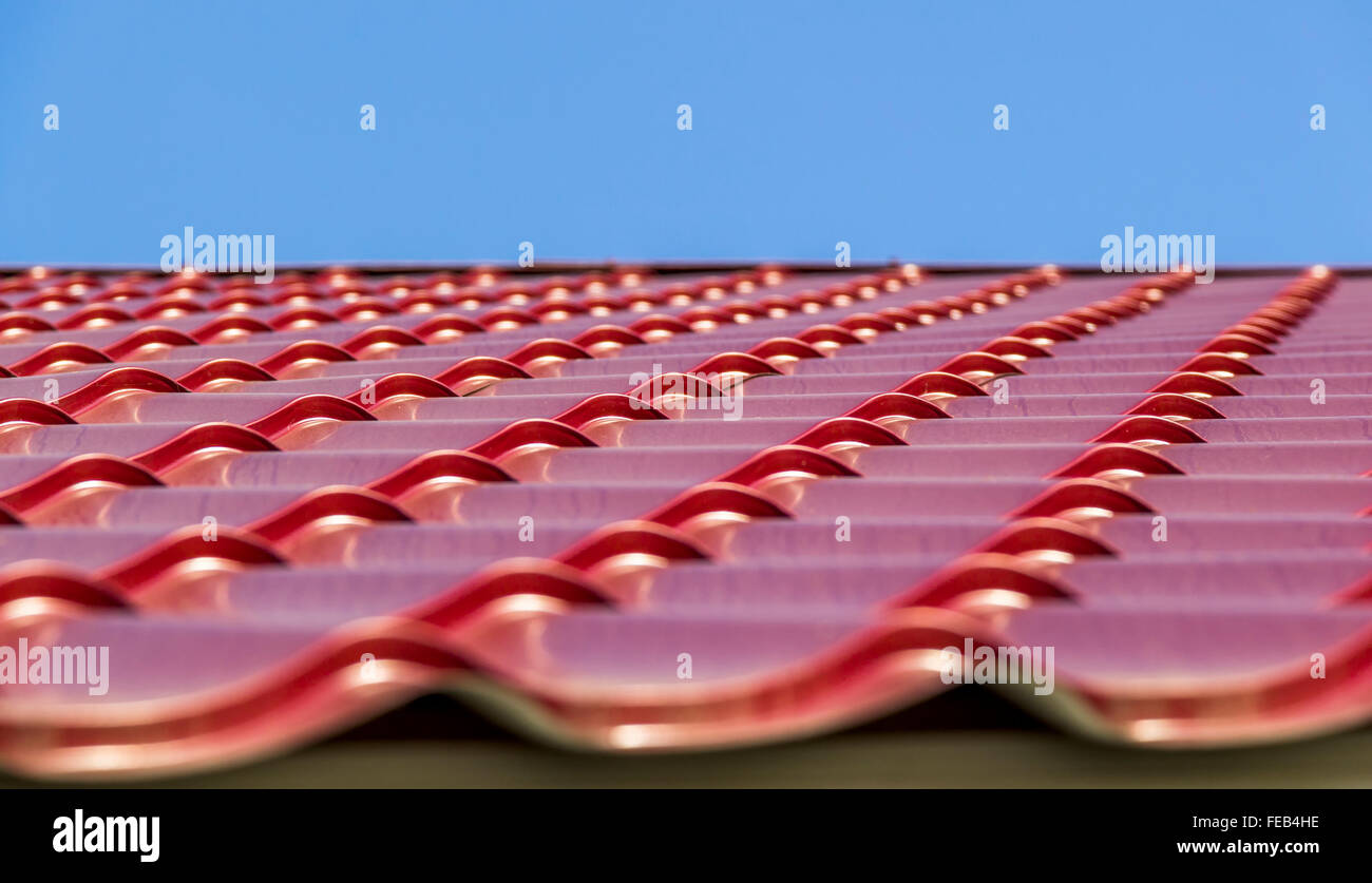 Metal roof tiles hi-res stock photography and images - Alamy