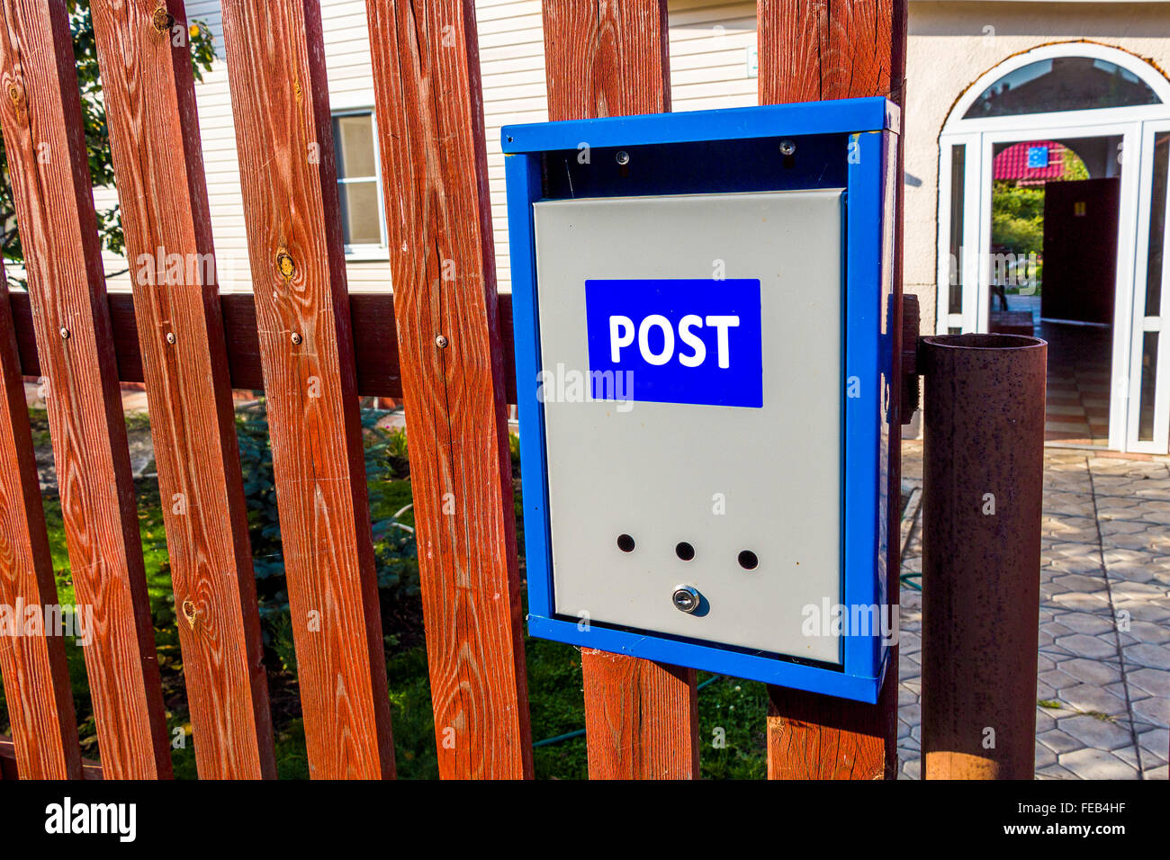 Gate Post Box High Resolution Stock Photography and Images - Alamy
