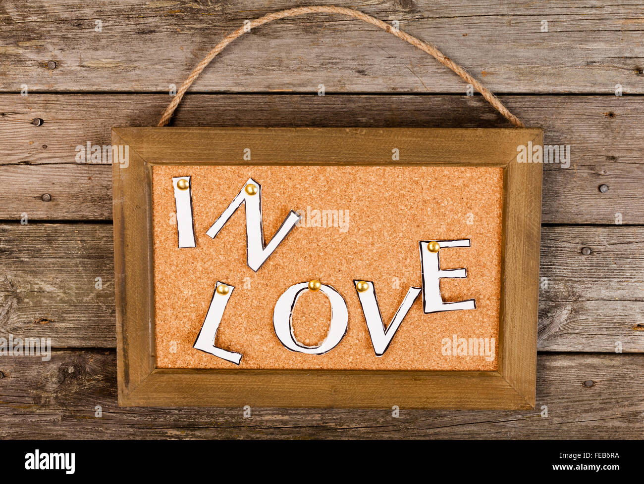 cardboard with a love message Stock Photo - Alamy