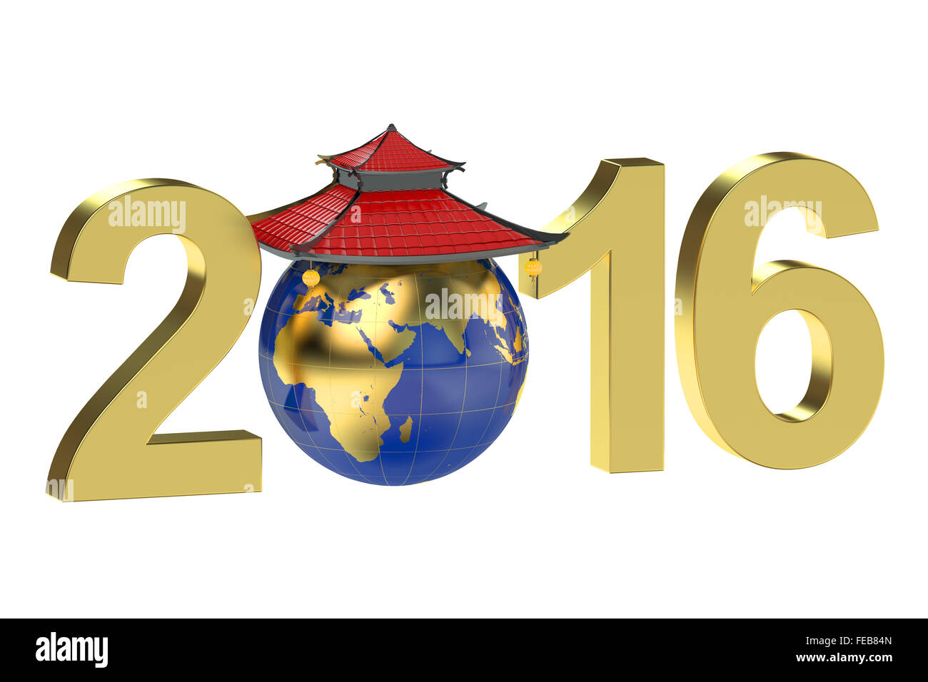 2016 happy new year holiday Cut Out Stock Images & Pictures - Alamy