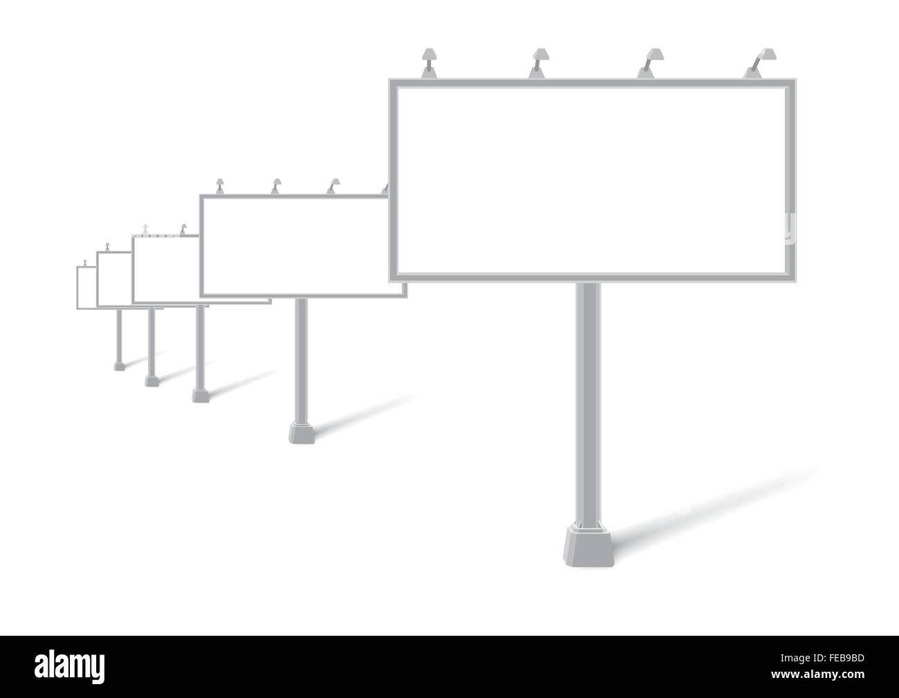 Outdoor marketing sign Black and White Stock Photos & Images - Alamy