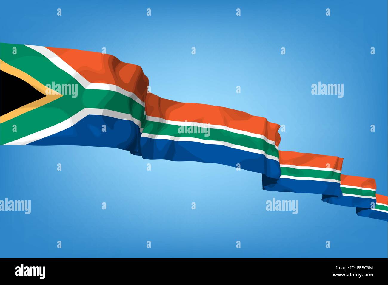 National flag of South Africa Stock Vector Image & Art - Alamy
