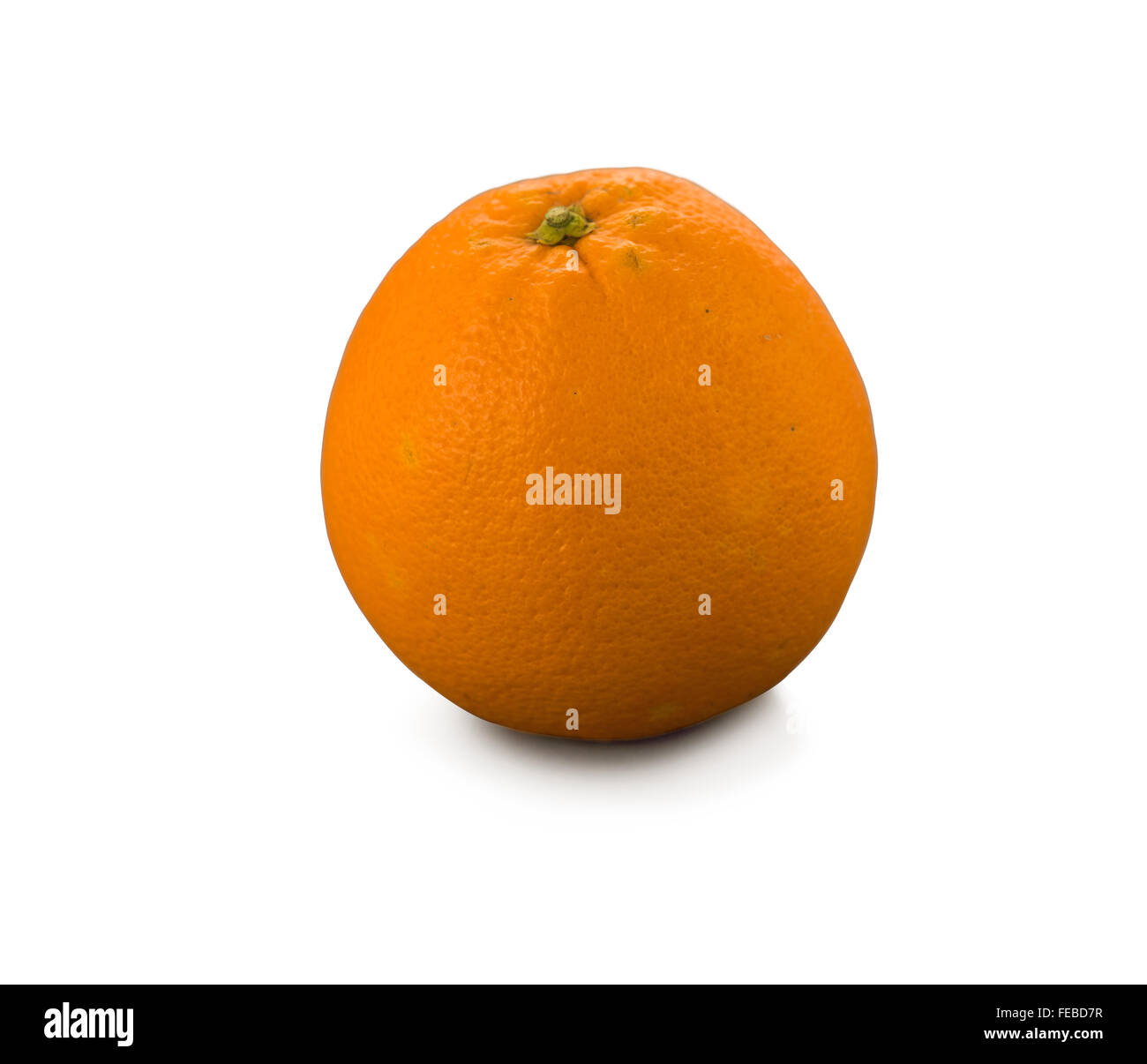 Organic Large Orange isolated on white Stock Photo - Alamy