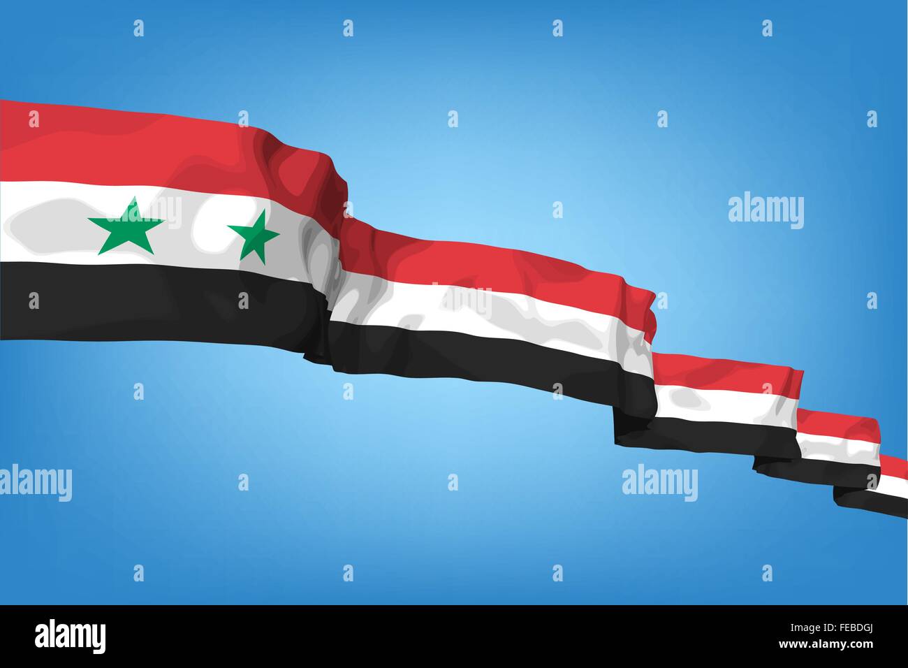Syria waving flag hi-res stock photography and images - Alamy