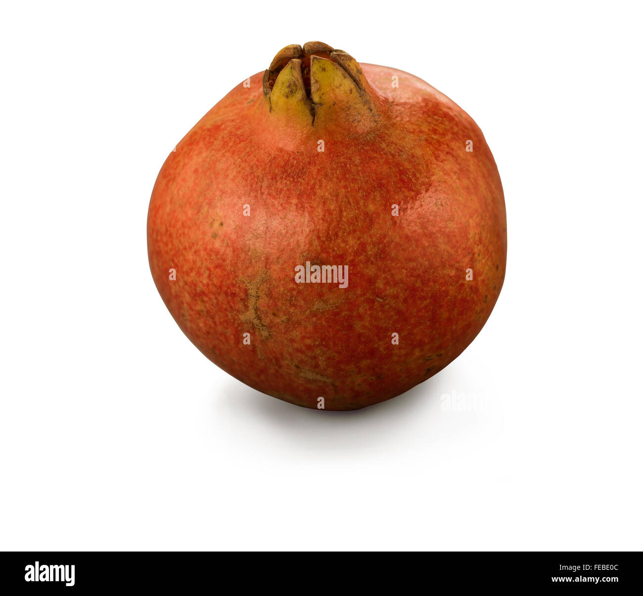 Pomegranate isolated on white background Stock Photo - Alamy