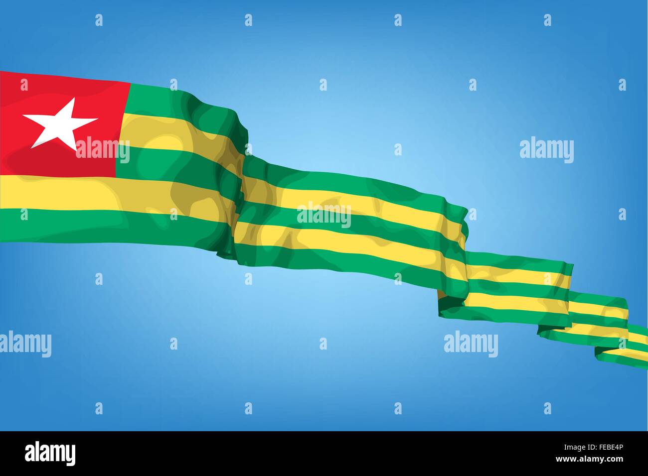 National flag of Togo Stock Vector Image & Art - Alamy