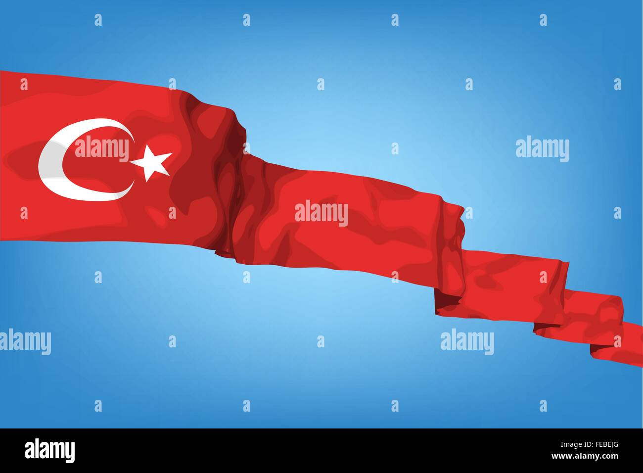 National flag of Turkey Stock Vector Image & Art - Alamy