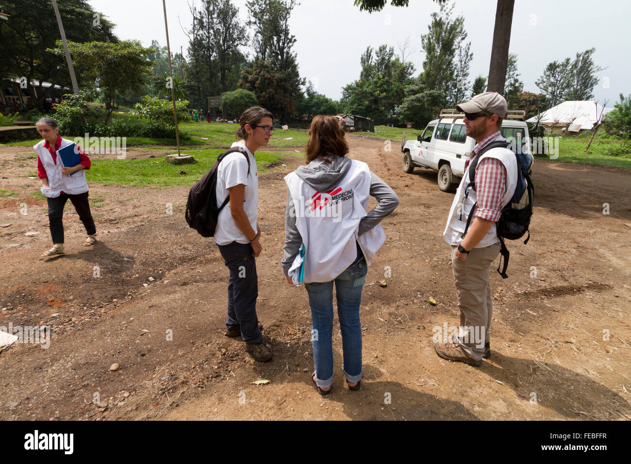MSF team in the MSF hospital , Rutshuru, North Kivu, Democratic ...