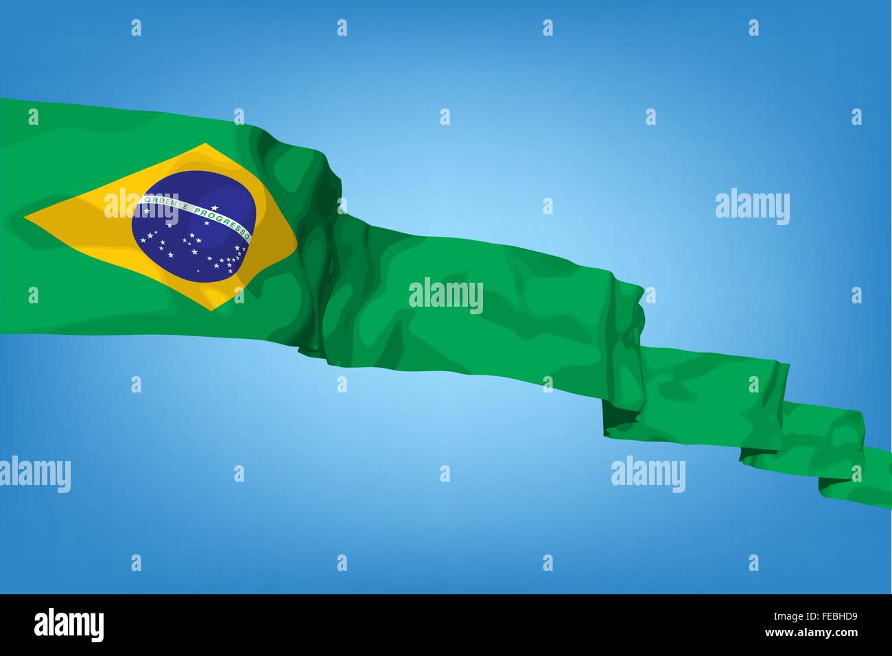 National flag of Brazil Stock Vector Image & Art - Alamy