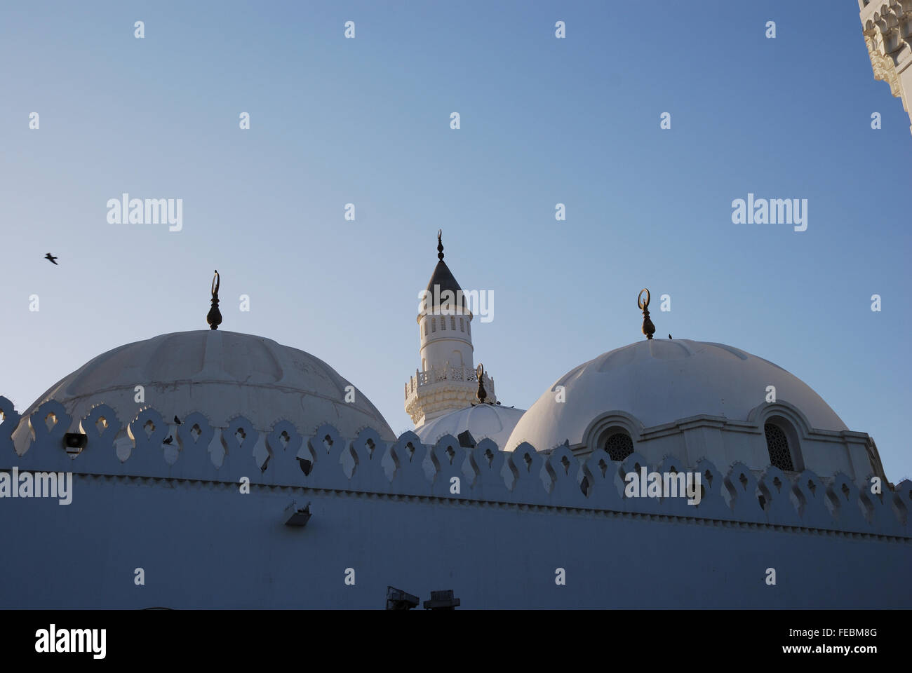 Masjid Quba, the very first Mosque that was built, Medina, Saudi Arabia ...