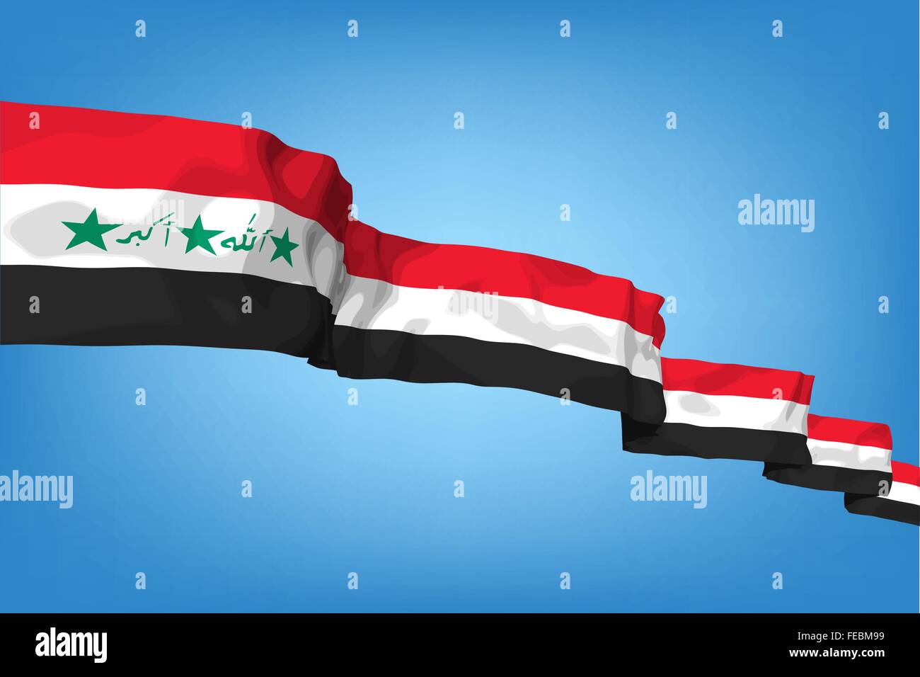 Iraq flag Stock Vector Images - Alamy
