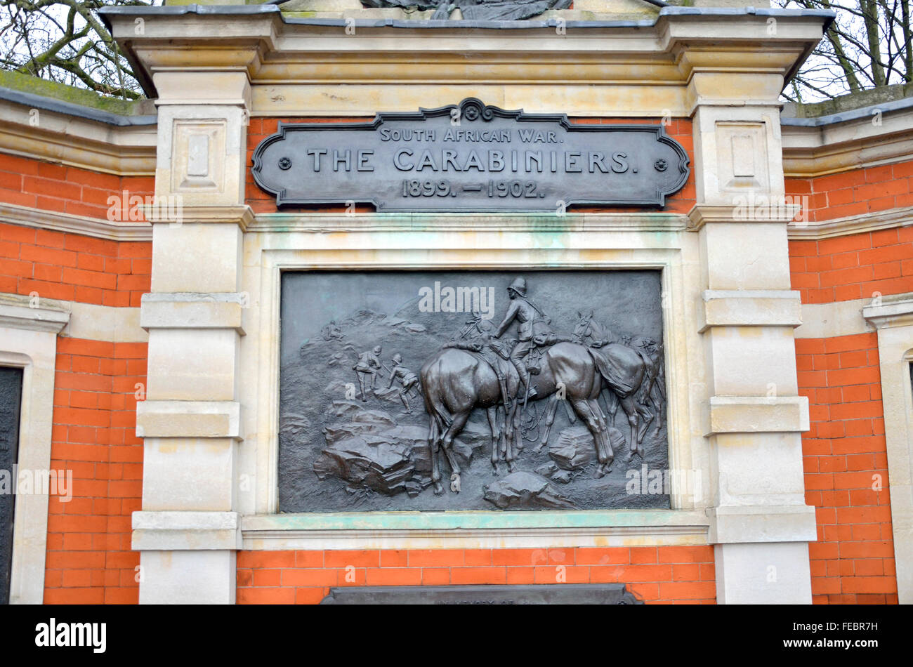 London, England, UK. The Carabiniers Memorial (Adrian Jones, 1906 ...