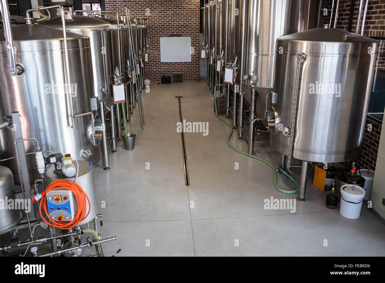 Large vats of beer Stock Photo - Alamy