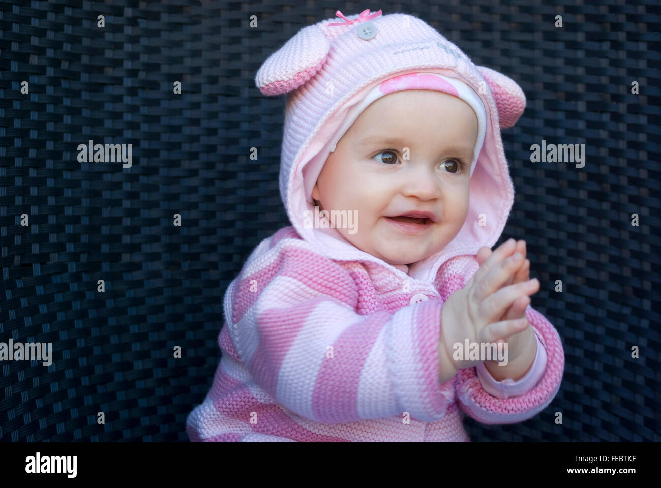 Children observing baby hi-res stock photography and images - Alamy