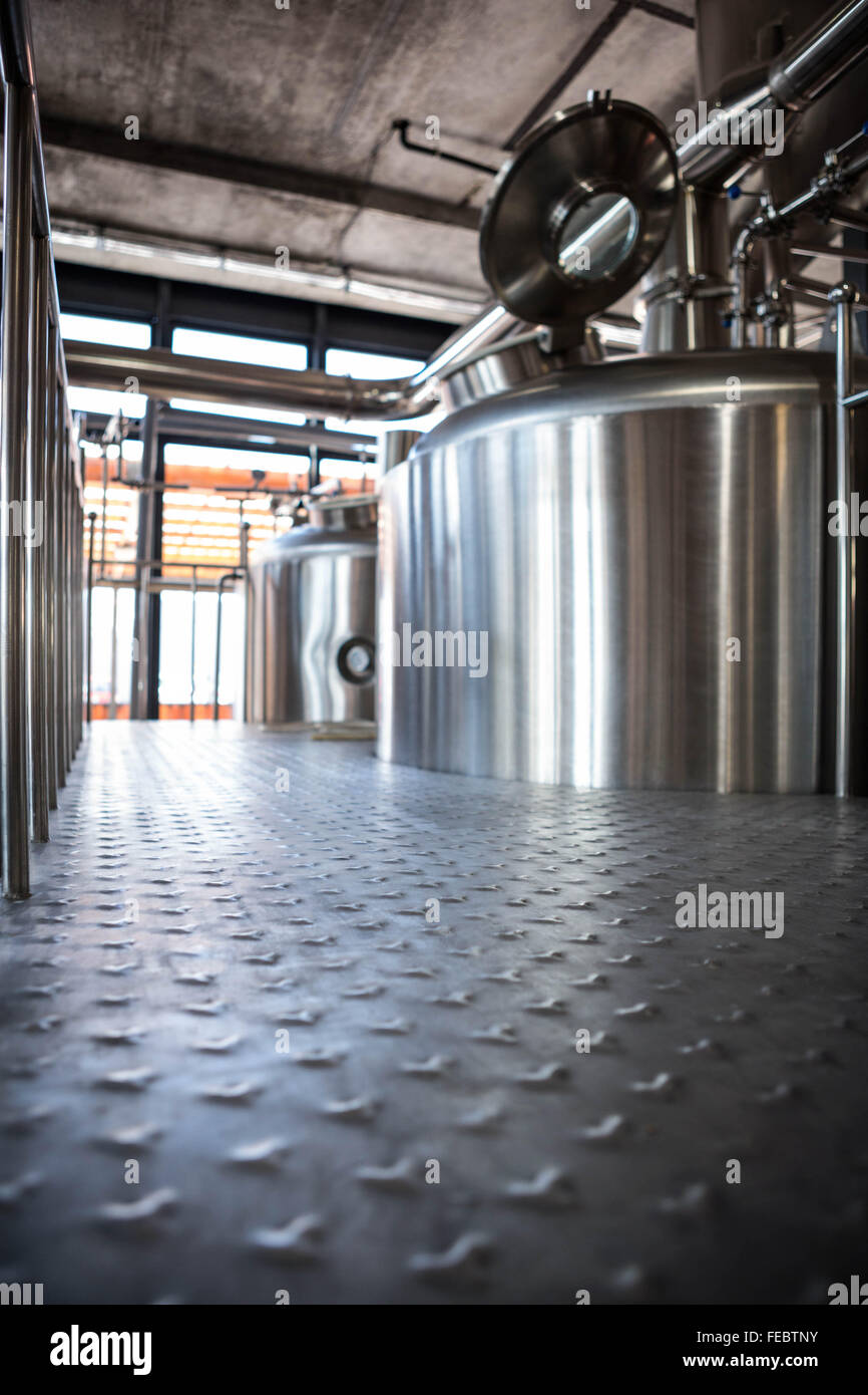 Large vats of beer Stock Photo - Alamy