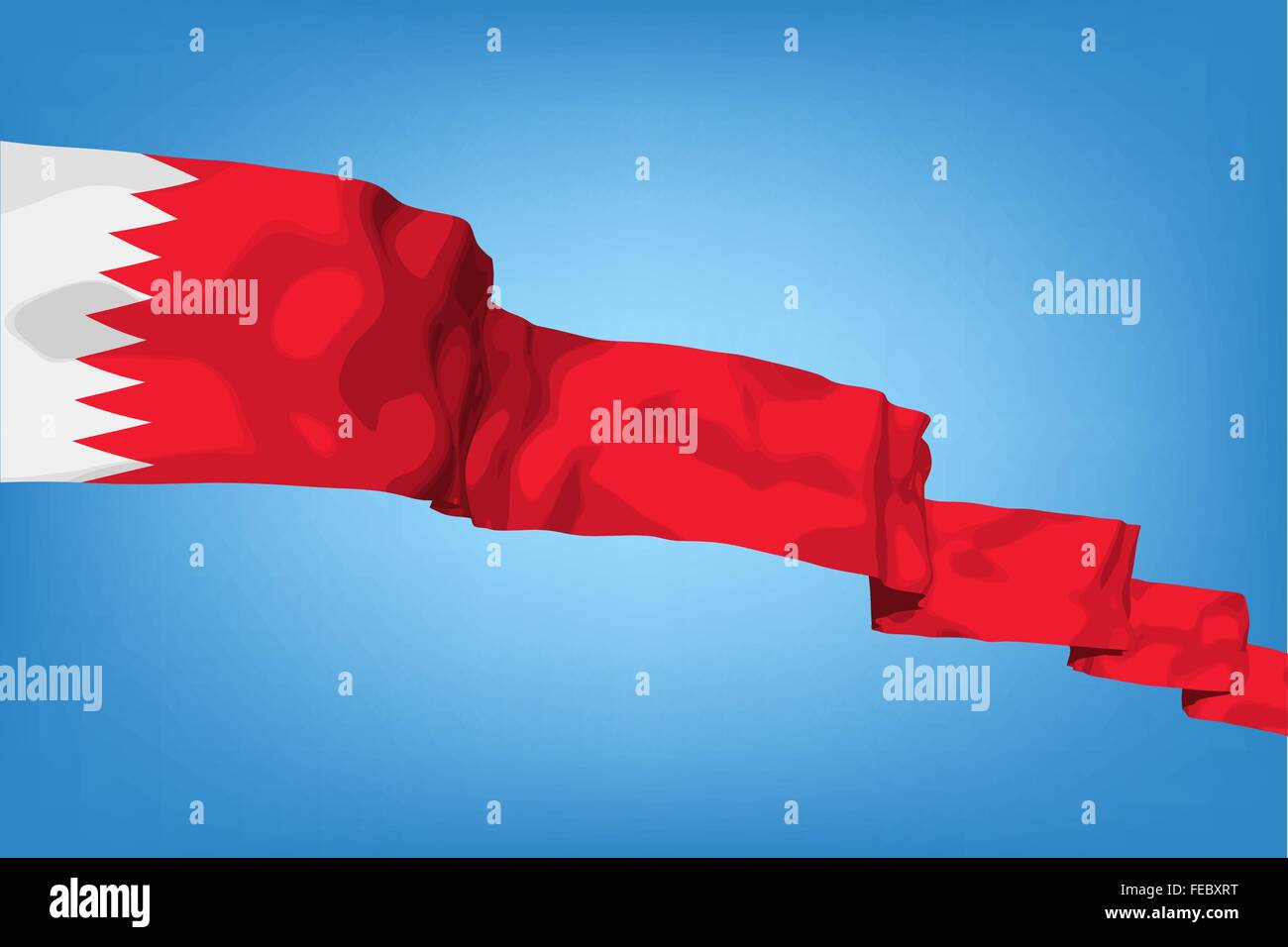 National flag of Bahrain Stock Vector Image & Art - Alamy