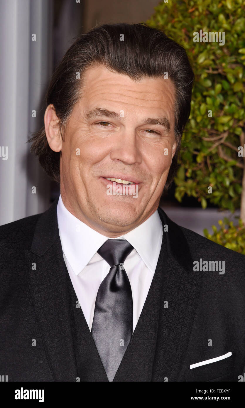 JOSH BROLIN US film actor in February 2016. Photo Jeffrey Mayer Stock ...