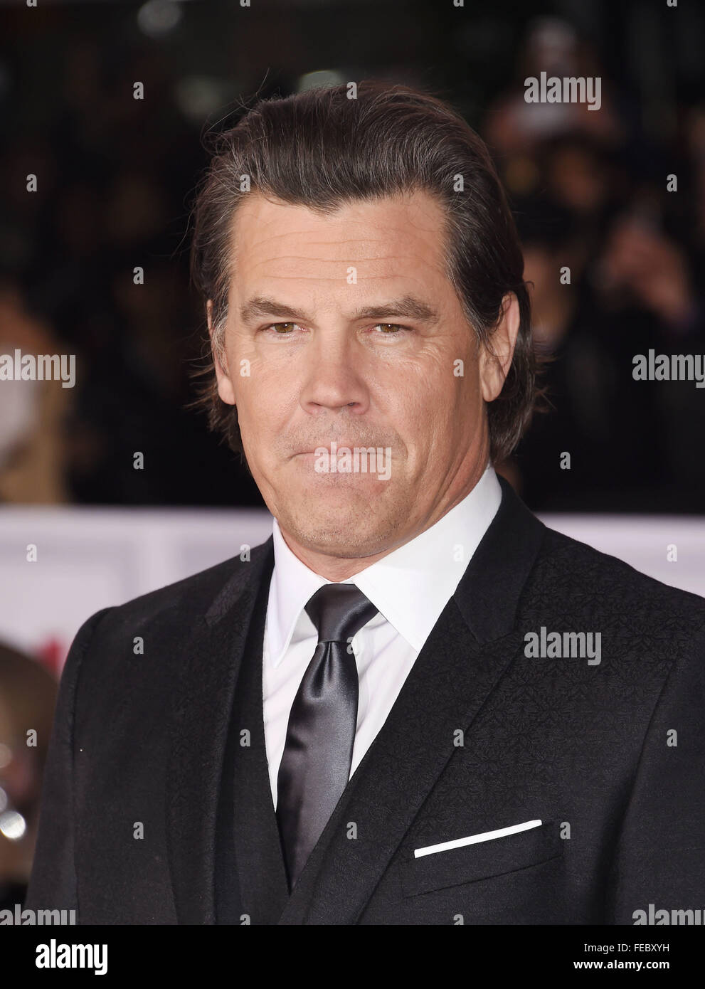JOSH BROLIN US film actor in February 2016. Photo Jeffrey Mayer Stock ...