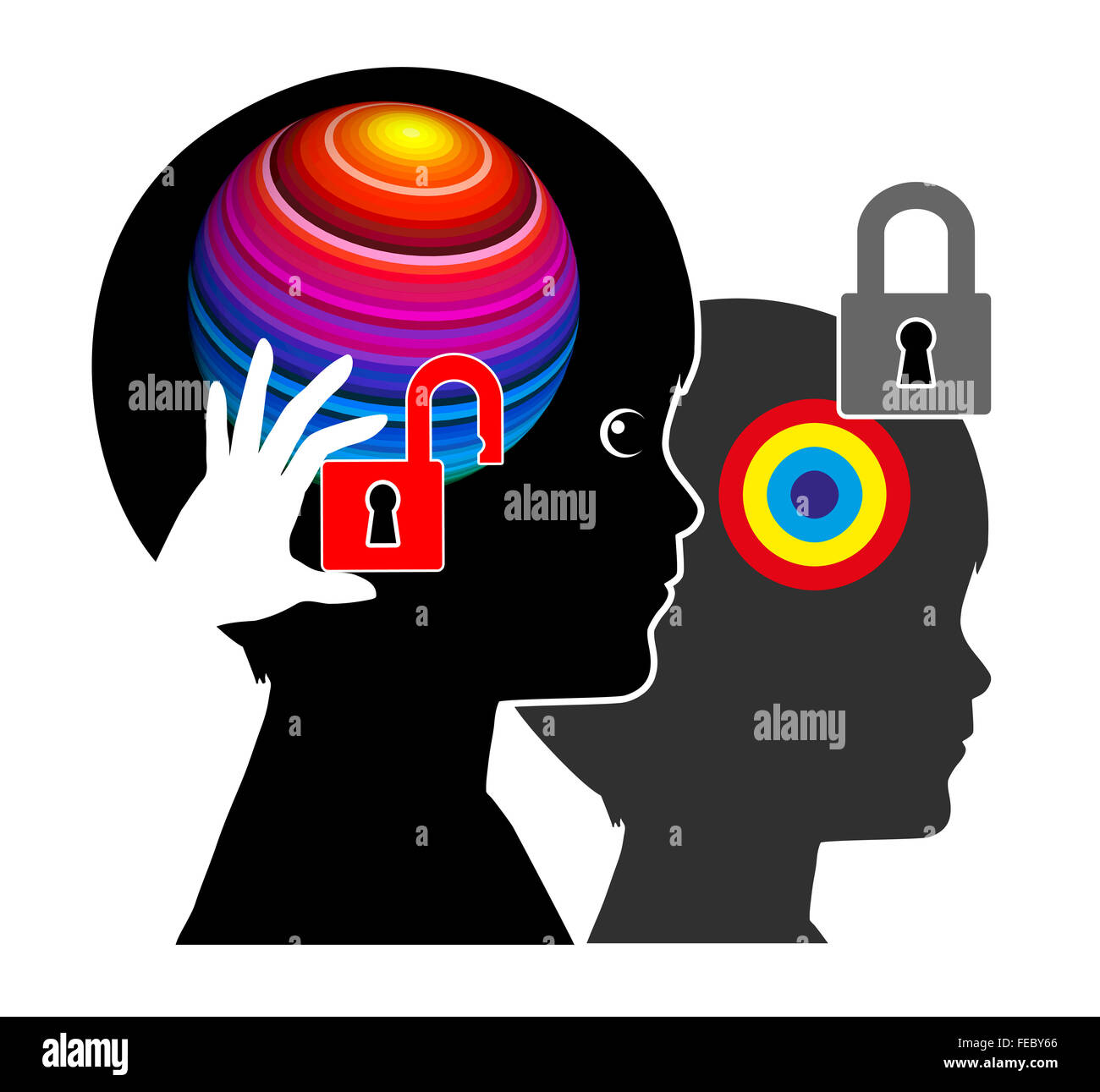 Child brain development Cut Out Stock Images & Pictures - Alamy