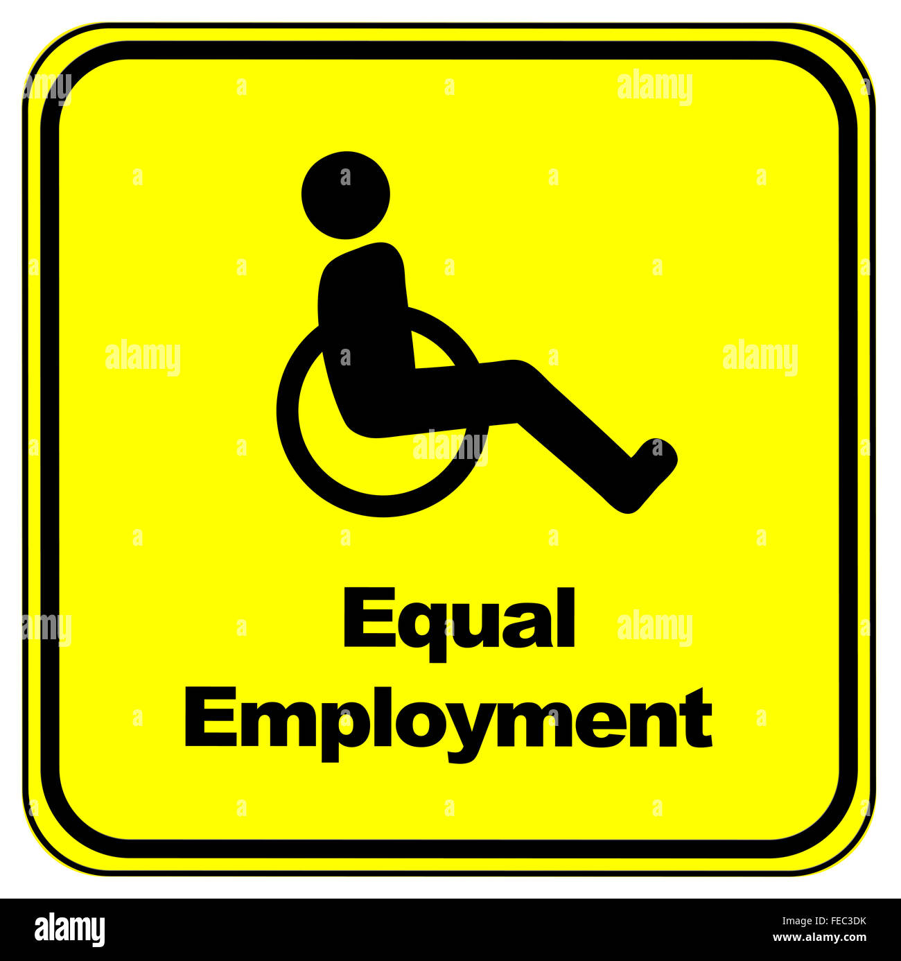 Equal Employment Sign Stock Photo - Alamy
