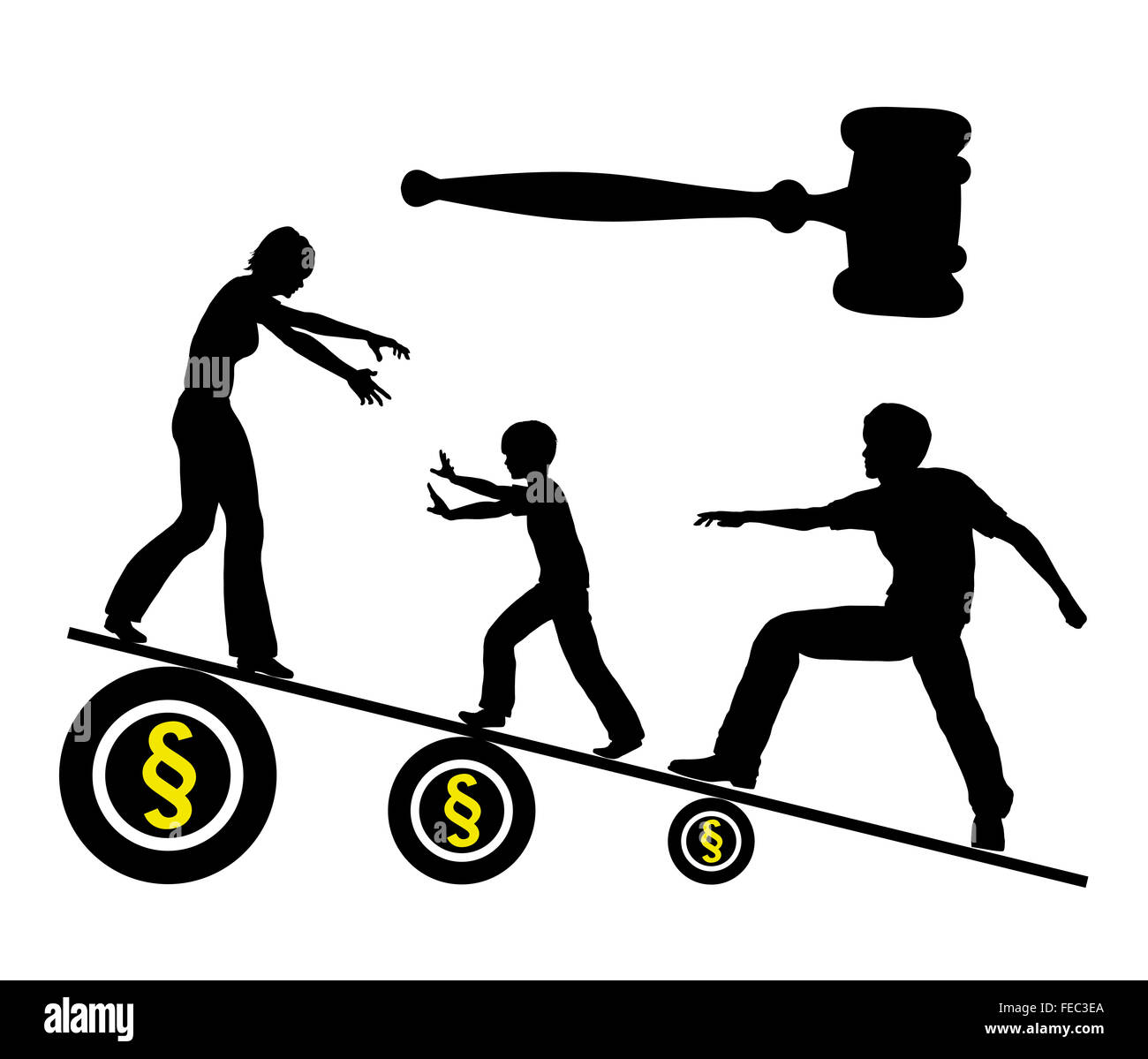 Court custody battle hi-res stock photography and images - Alamy