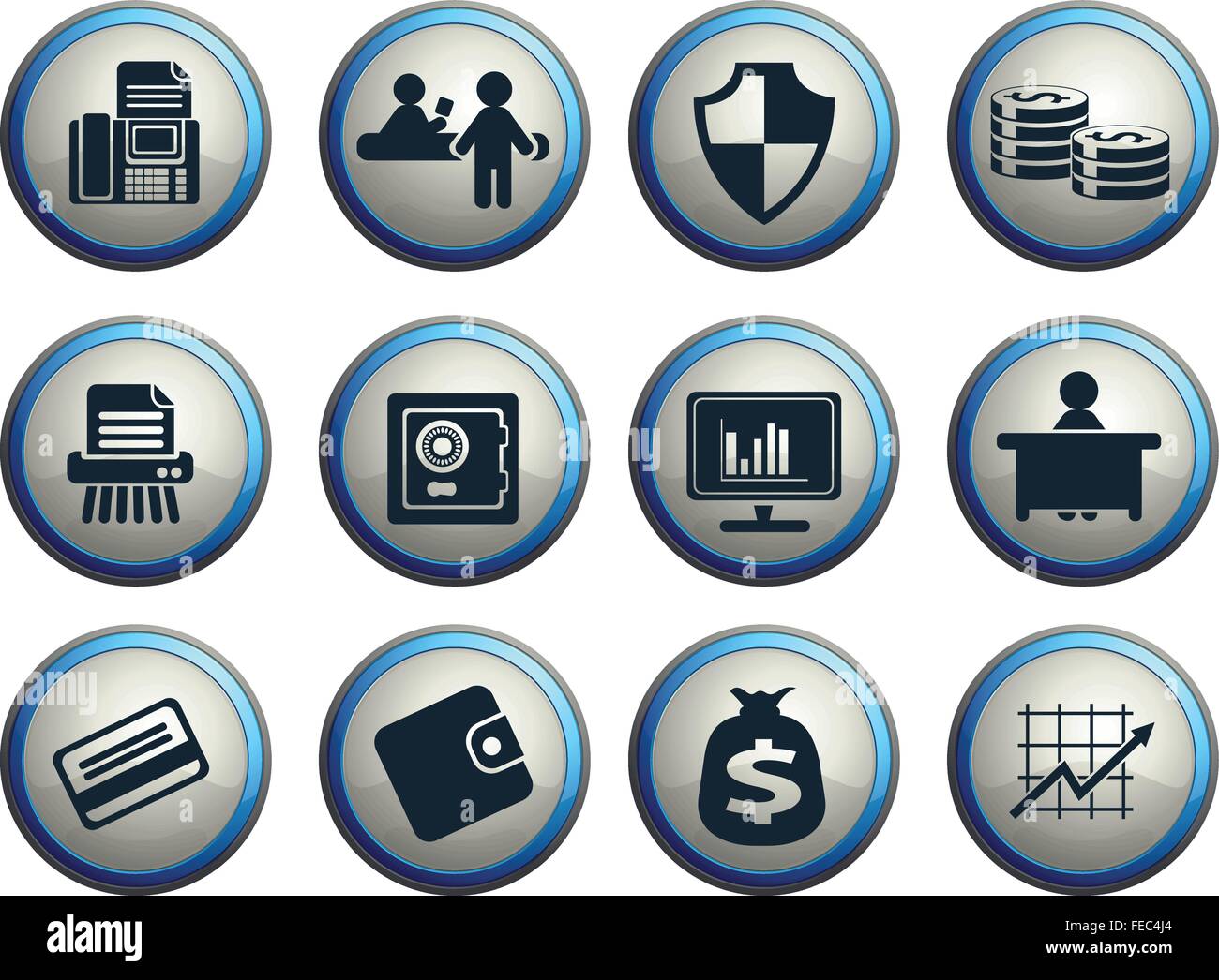 Finance Icons set Stock Vector Image & Art - Alamy