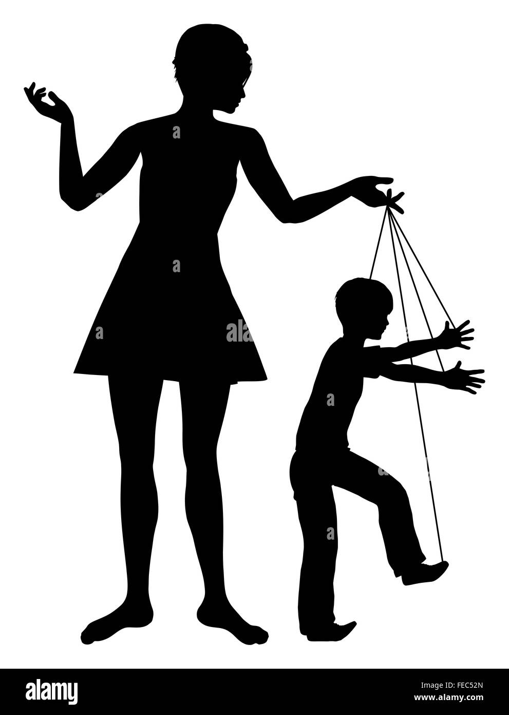 The Manipulative Mother Stock Photo - Alamy