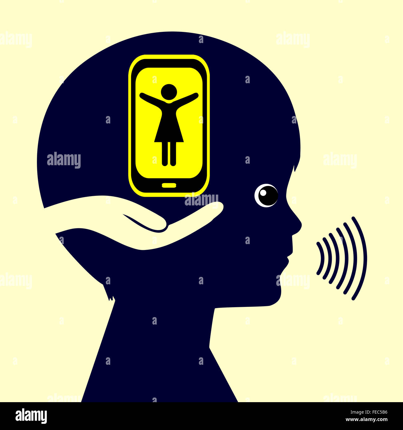 Mother Child Communication Stock Photo - Alamy