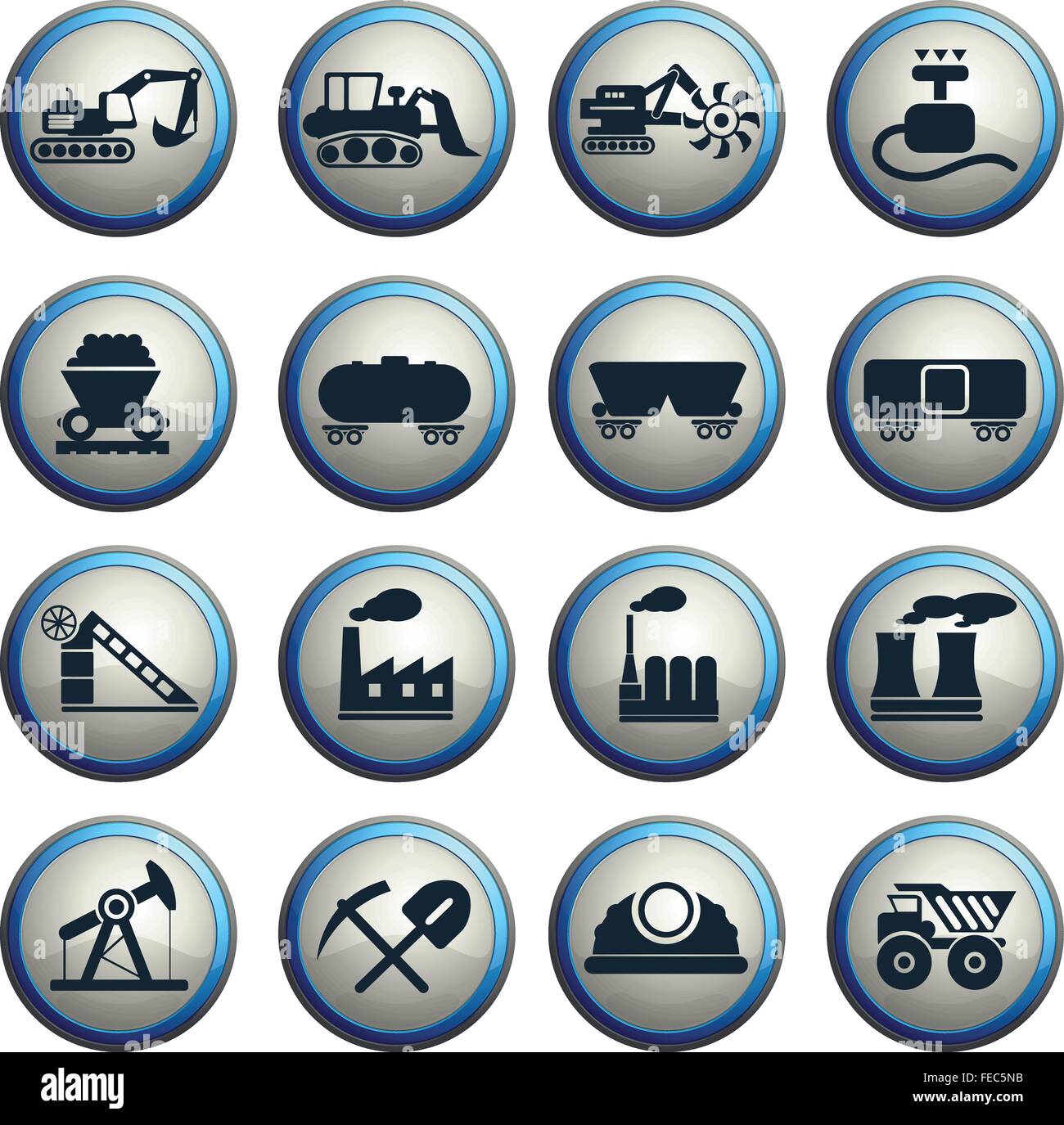 Factory and Industry Symbols Stock Vector Image & Art - Alamy