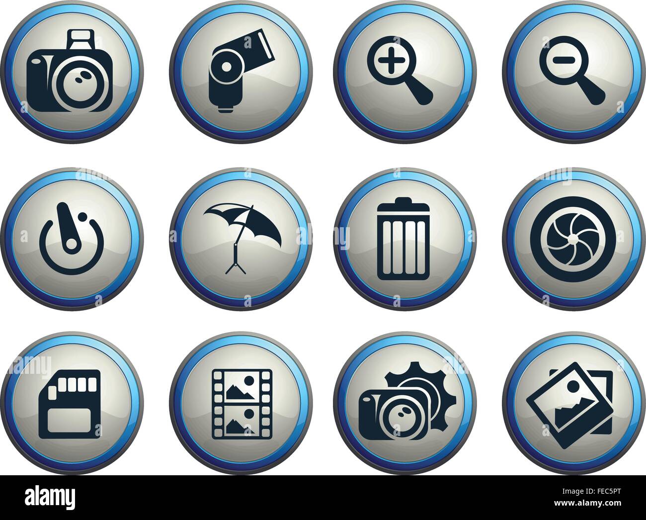 Photography Silhouette Icons Stock Vector Image & Art - Alamy