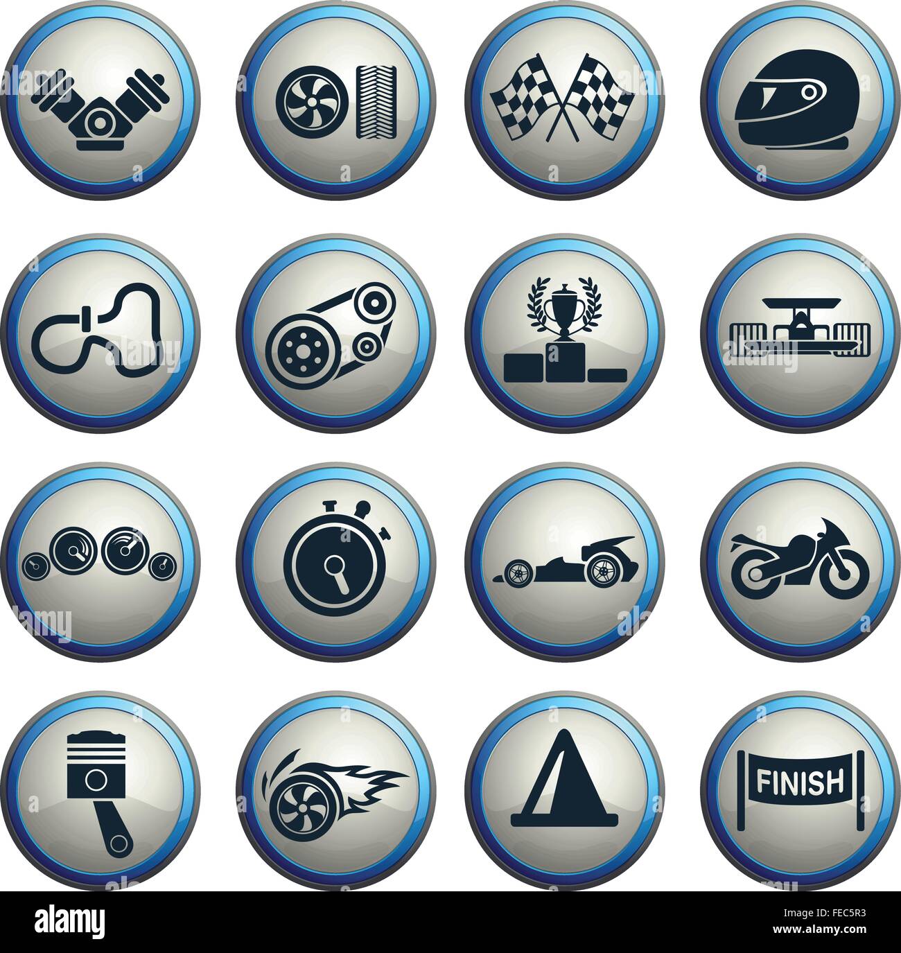 Starting Wheel Stock Vector Images - Alamy