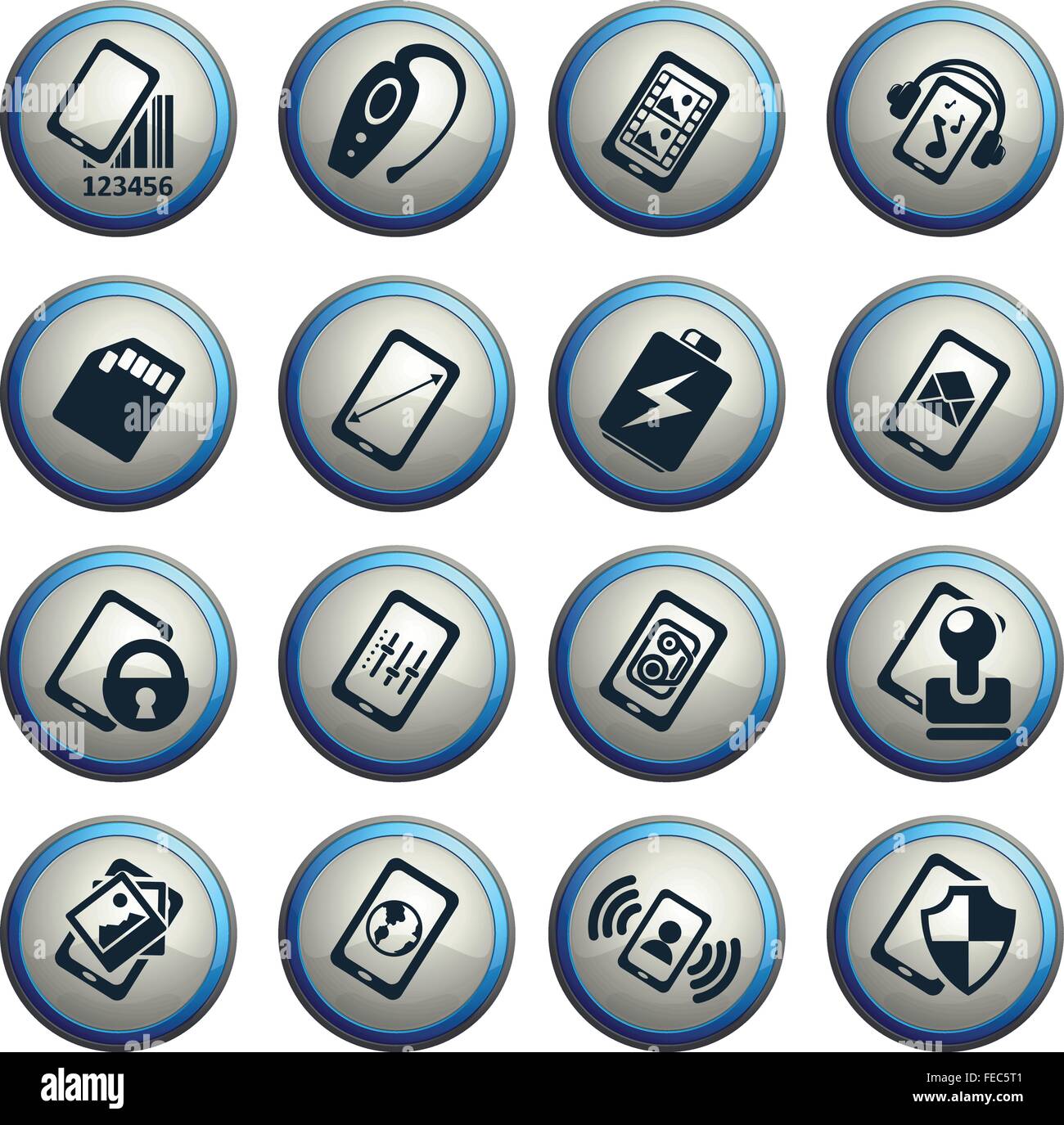 Smartphone specifications and functions Stock Vector Image & Art - Alamy