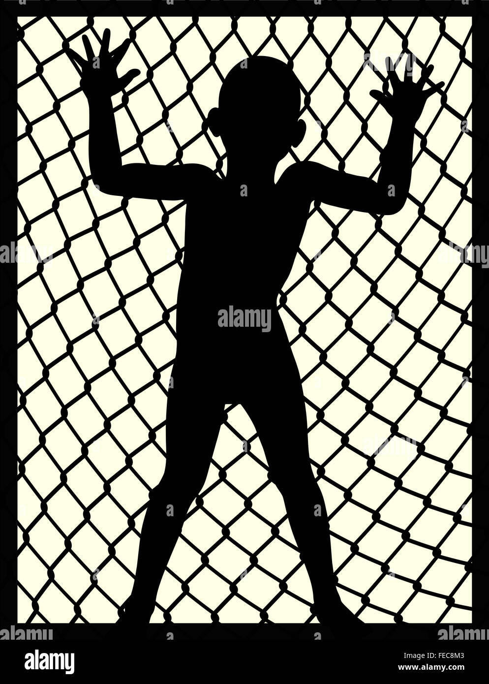 Child in Prison Stock Photo - Alamy
