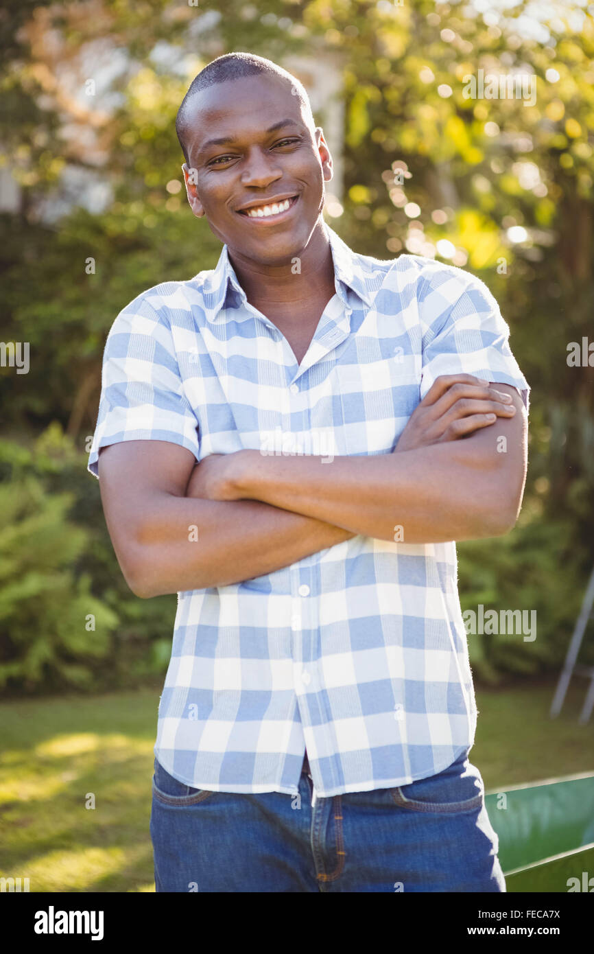 Man crossing arms wearing hi-res stock photography and images - Alamy