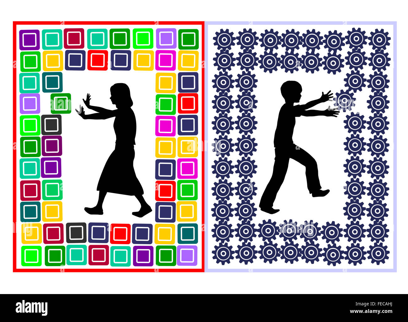 Teaching cognition Cut Out Stock Images & Pictures - Alamy