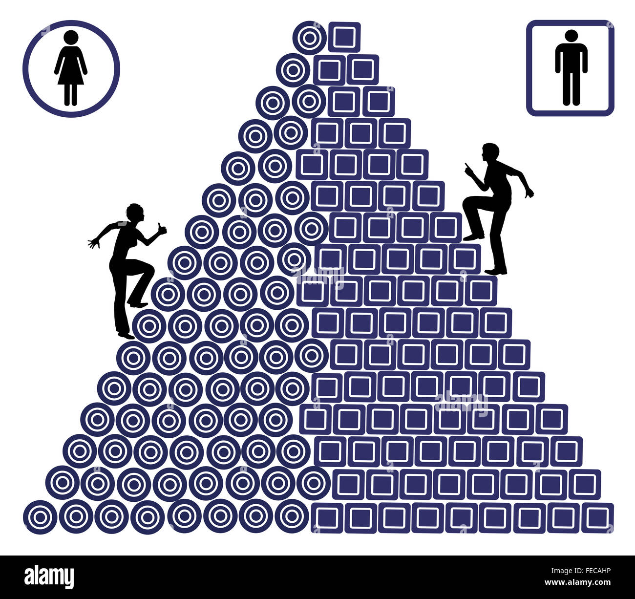 Pay gender Cut Out Stock Images & Pictures - Alamy