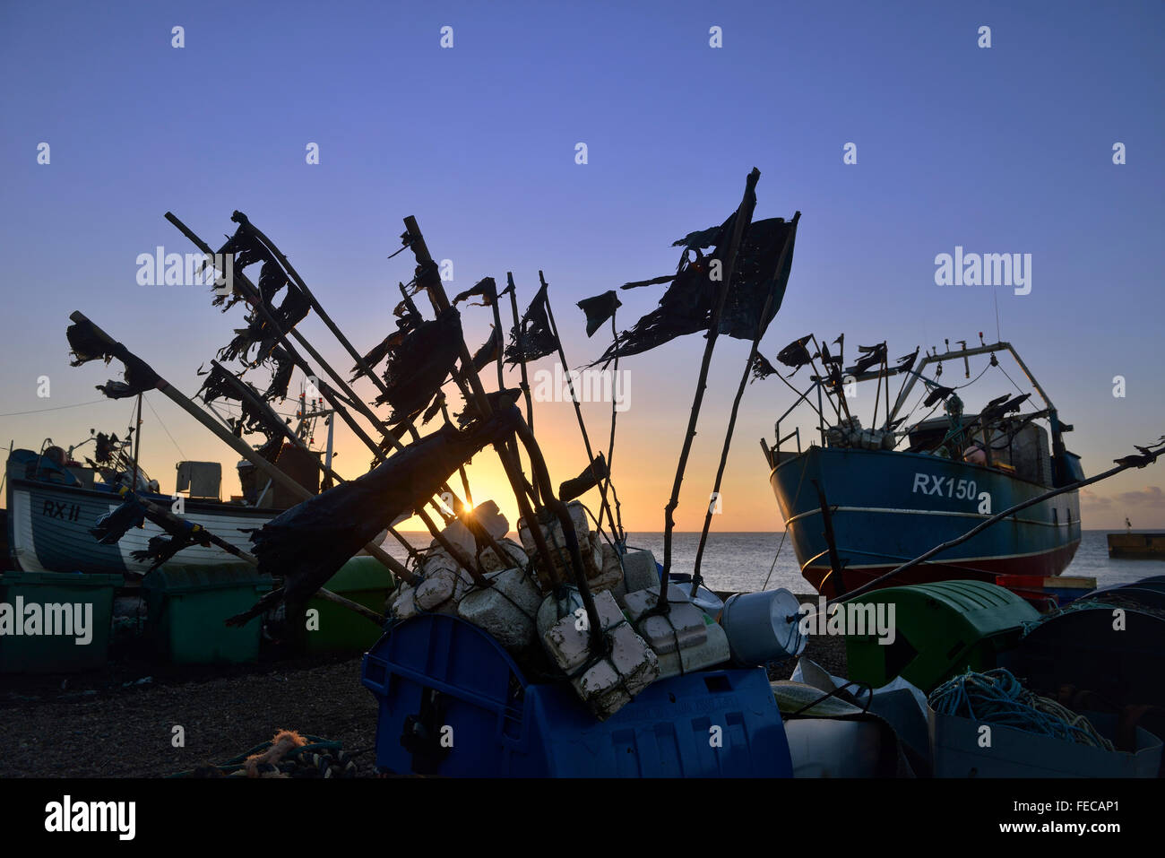 Stade beach. Hastings. East Sussex. England. UK Stock Photo - Alamy