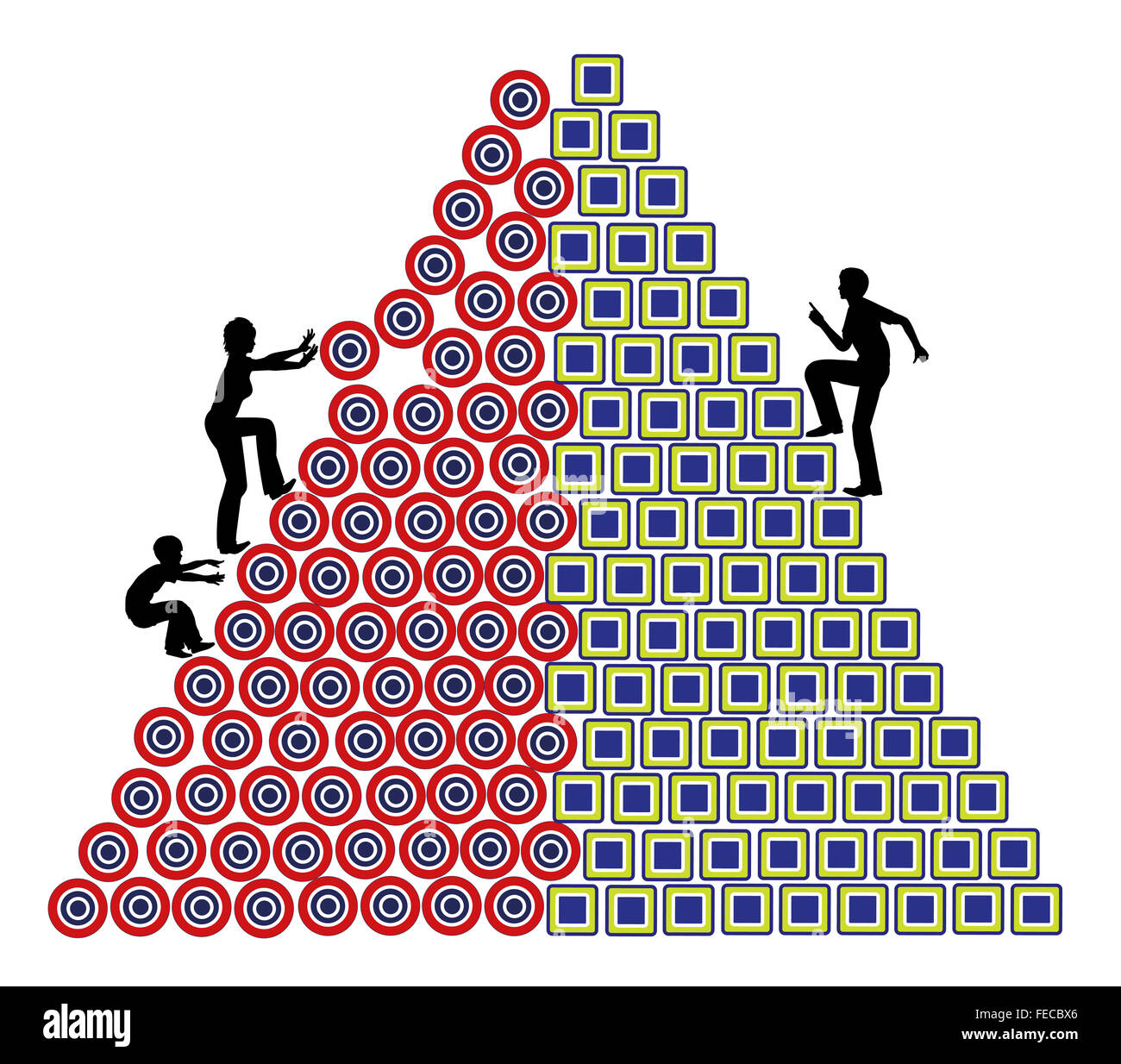 Inequality at Work Stock Photo - Alamy