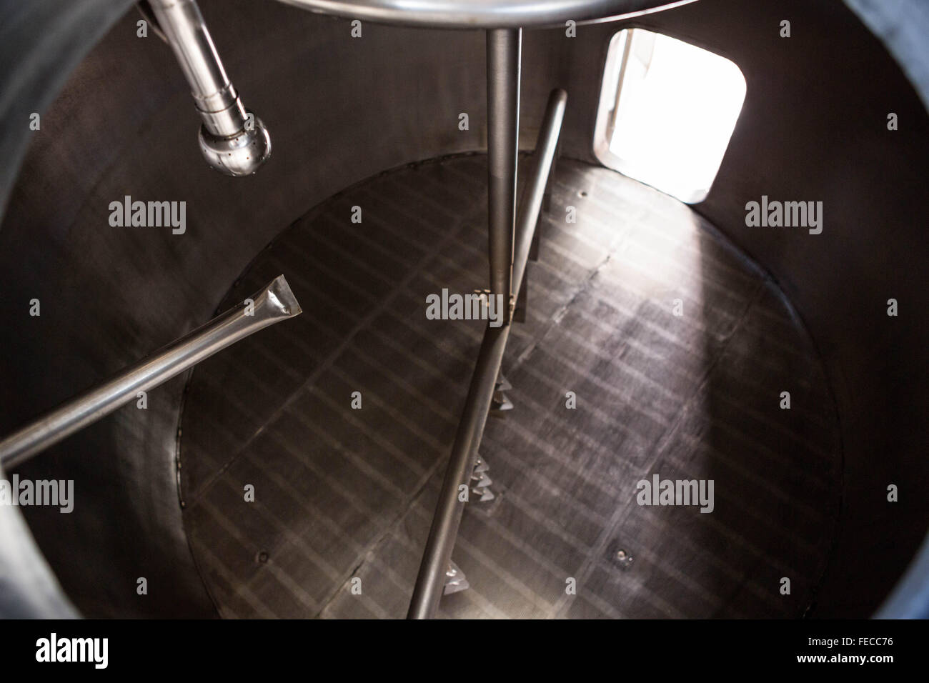 Large vats of beer Stock Photo - Alamy