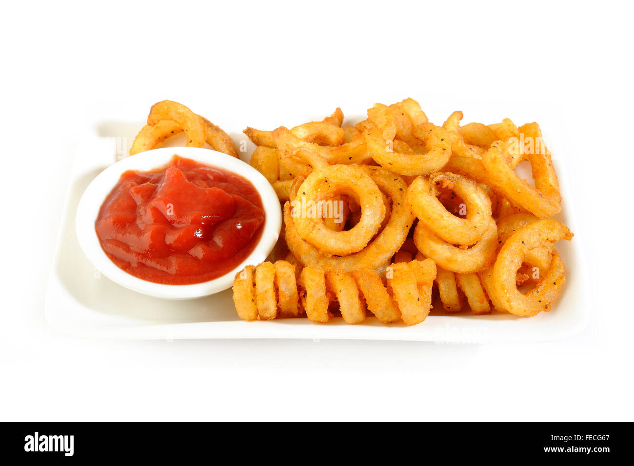 Curly fries hi-res stock photography and images - Alamy