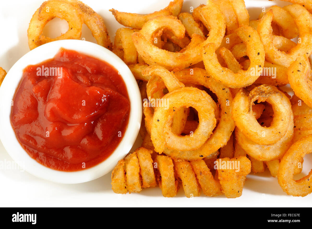 Curly fries hi-res stock photography and images - Alamy