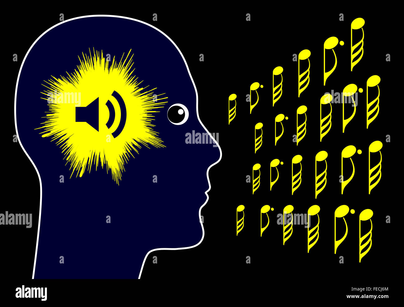 Tinnitus illustration medical hi-res stock photography and images - Alamy