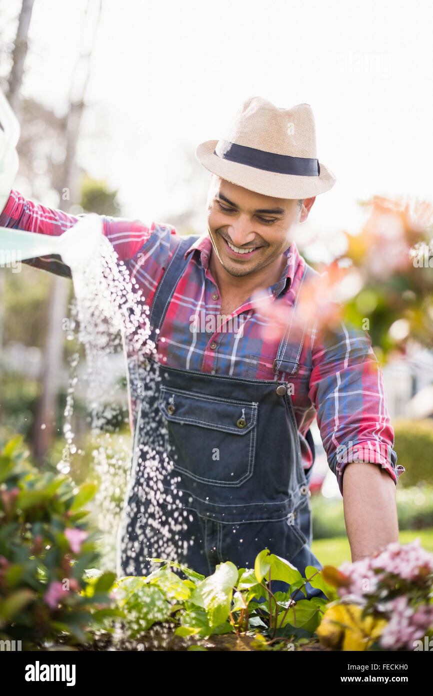 Attractive male gardener hi-res stock photography and images - Alamy