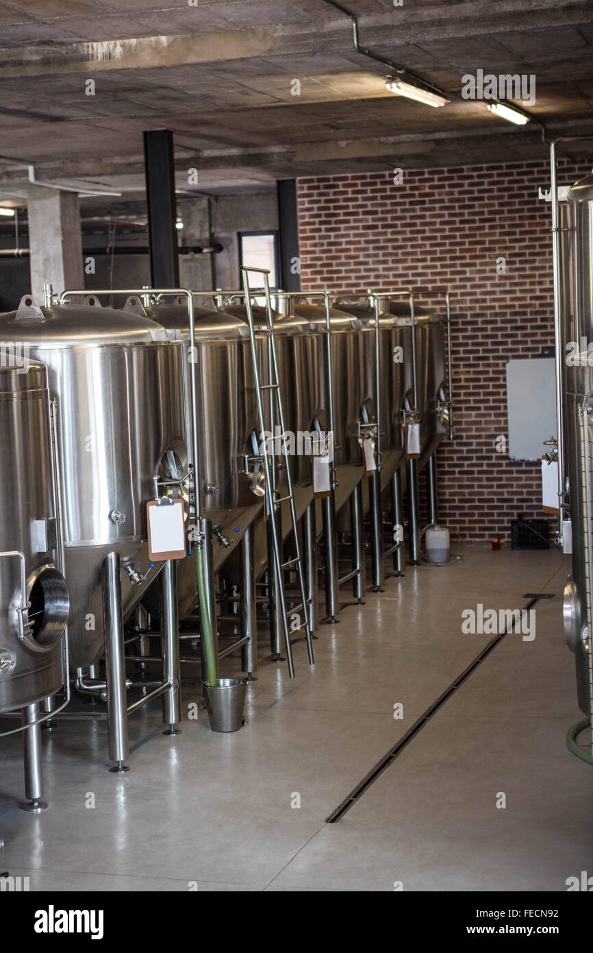 Large vats of beer Stock Photo - Alamy