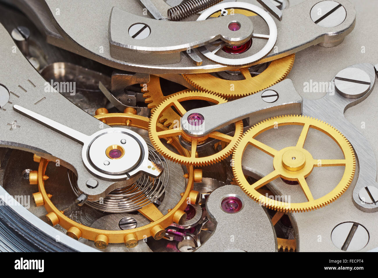 Clock gears mechanism hi-res stock photography and images - Alamy