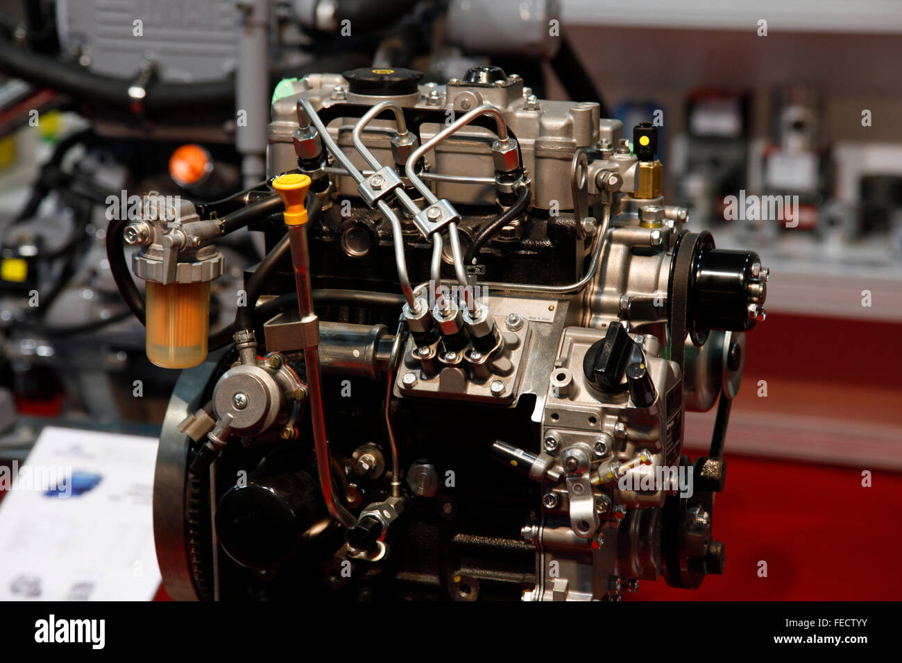 Modern engine used on marine industry Stock Photo - Alamy