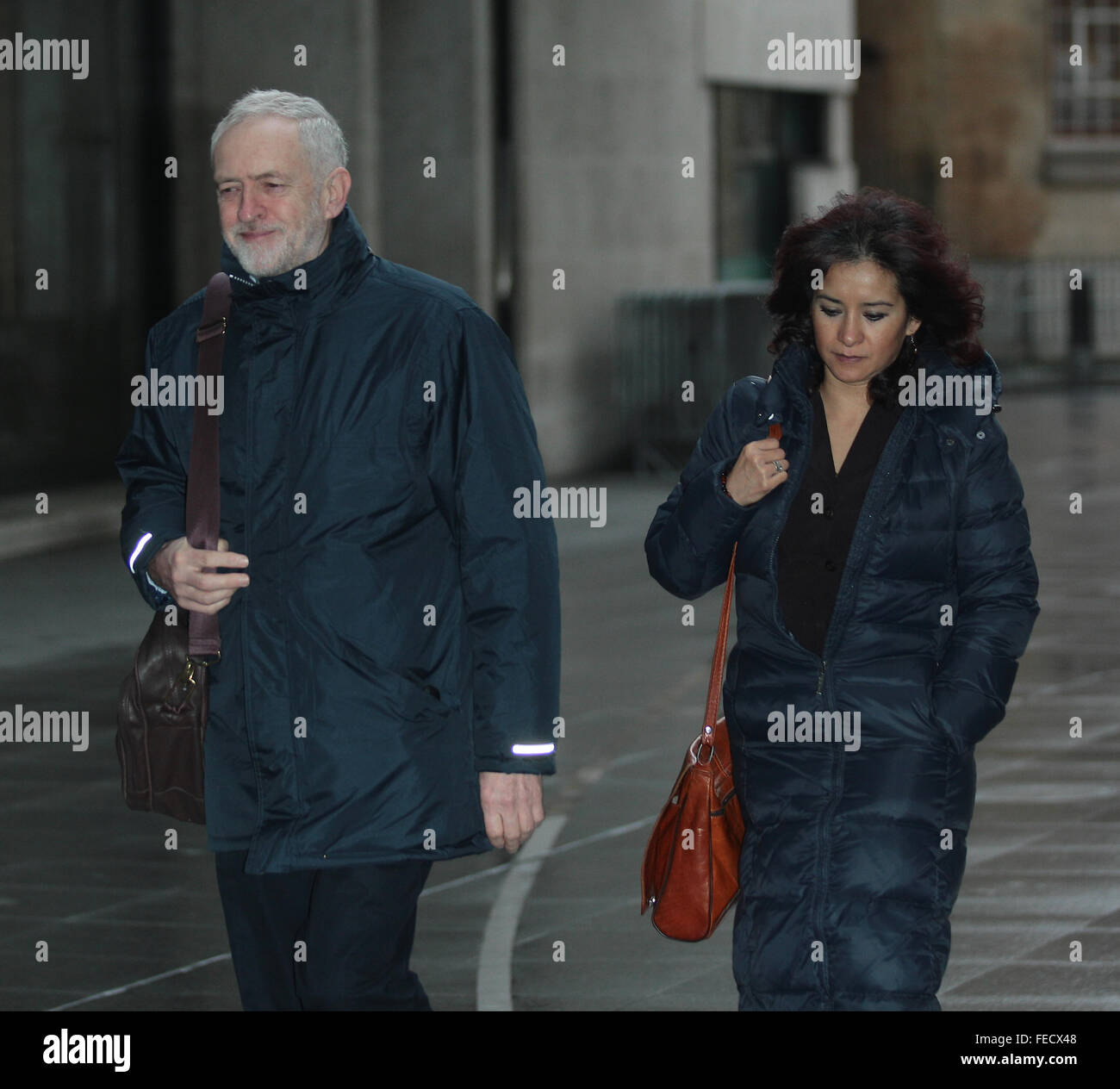 London, UK, 29th Nov 2015: Jeremy Corbyn and Laura Alvarez seen ...