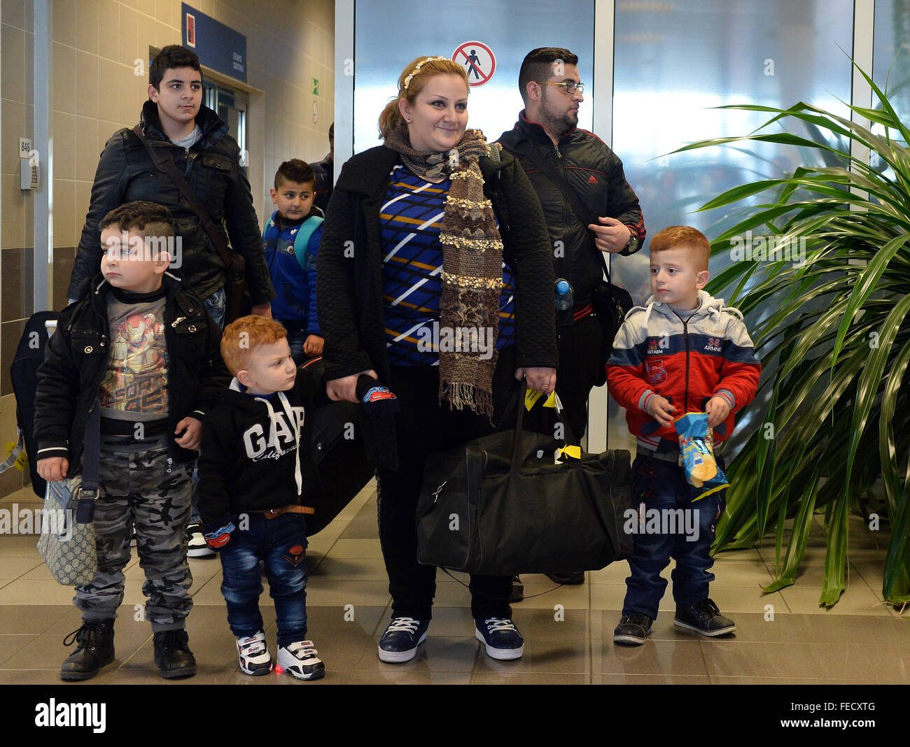 Prague, Czech Republic. 05th Feb, 2016. The second group of Christian ...